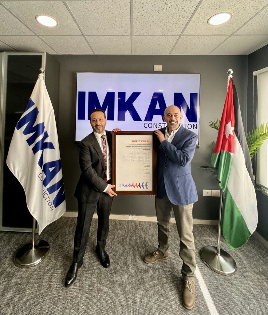 IMKAN Construction Achieves ISO 9001, ISO 14001, and ISO 45001 ...